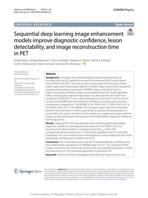 Pdf Sequential Deep Learning Image Enhancement Models Improve