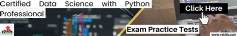 Certified Data Science With Python Professional Tutorial