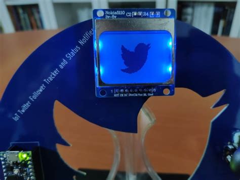📊🔄 Iot Twitter Follower Tracker And Status Notifier Via The Arduino Nano 33 Iot Display The