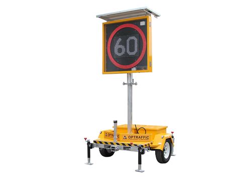Variable Speed Limit Signs VSLS Mobile Speed Radar Trailer