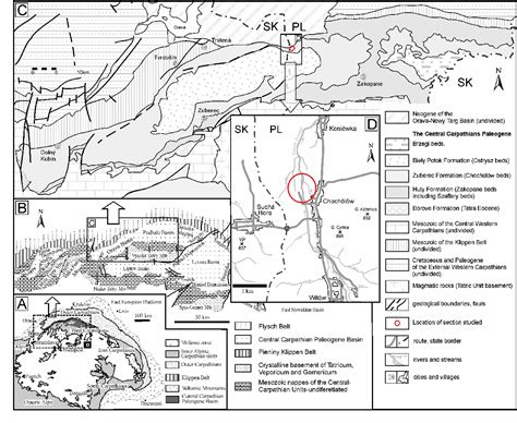 Figure 1 From Distal Turbidite Fan Lobe Succession Of The Late Oligocene Zuberec Fm