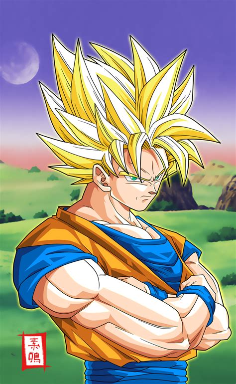 Goku SSJ Pose By SnaKou On DeviantArt
