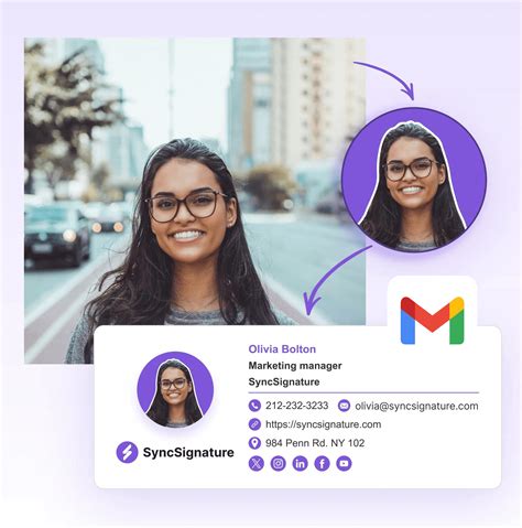 Professional Gmail Signature Generator Syncsignature
