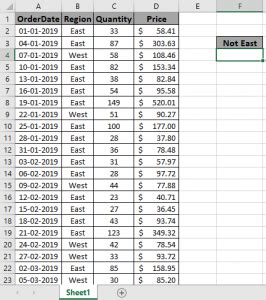 How To Sum If Cell Is Not Equal To Value In Excel