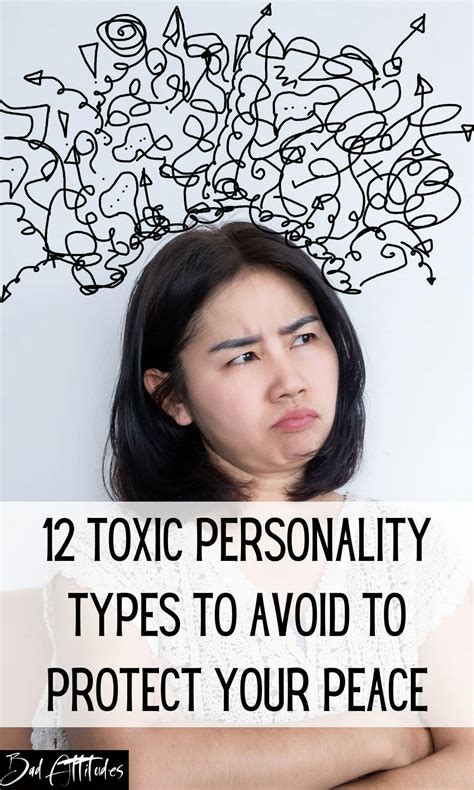 12 Toxic Personality Types To Avoid To Protect Your Peace Bad Attitudes