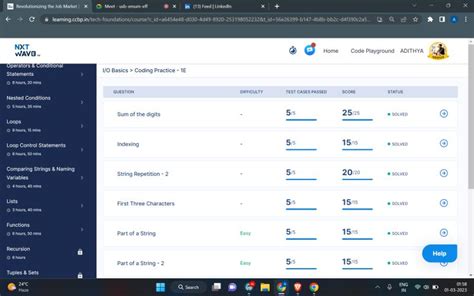 50daysofcodechallenge Day1 Python Pythonprogramming Linkedin Ccbp Adithya Kammara