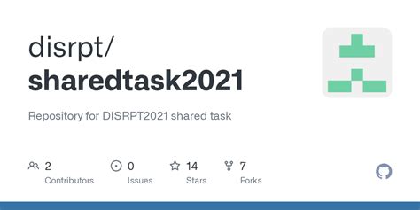 Github Disrptsharedtask2021 Repository For Disrpt2021 Shared Task
