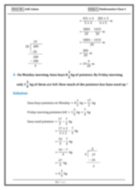 Solution Countdown Mathematics Class 4 Chapter 3 Word Problems