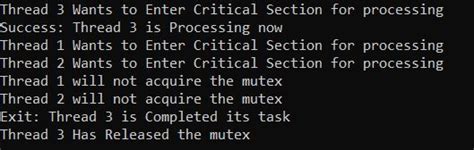 Mutex Class In C With Examples Dot Net Tutorials
