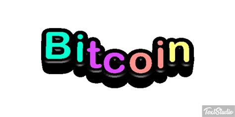 Bitcoin Word Animated  Logo Designs