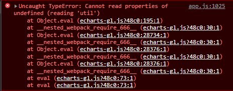 vue js vue2 0下载echarts gl 一引用就报错 SegmentFault 思否