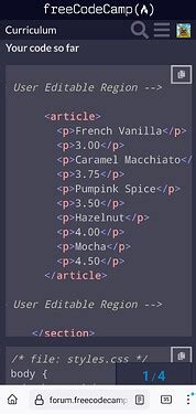 Learn Basic CSS By Building A Cafe Menu Step 31 HTML CSS The