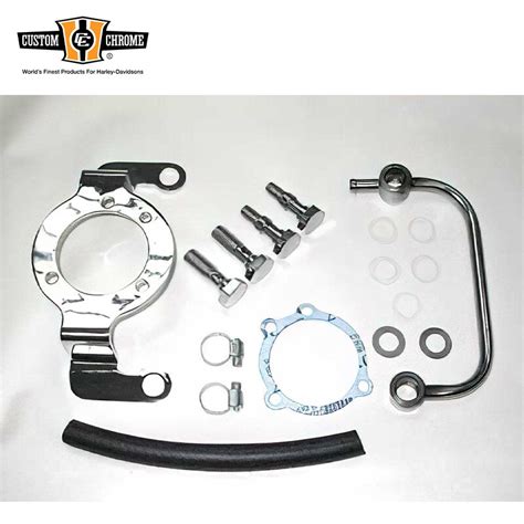 Chrome Air Cleaners Support Brackets Mount Kit Fits For Harley Big