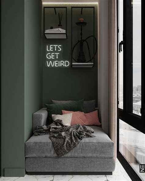 КД на Ленина • Дизайн лоджии Интерьер лоджии Лоджия • Дизайн и визуализация Neapol Des