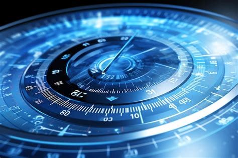 Fururistic Elements Info Background Premium Ai Generated Image