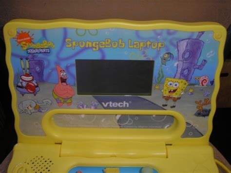 Vtech Spongebob Laptop By Vtech Fabulous Learning System Provides 15 Activities