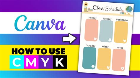 How To Use Cmyk In Canva Youtube