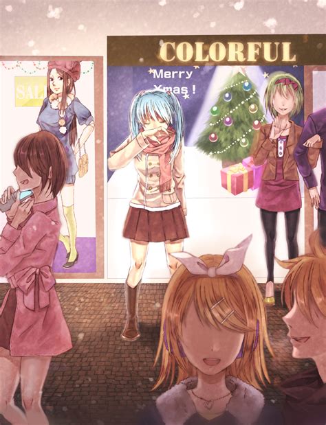 Hatsune Miku Kagamine Rin Kagamine Len Meiko And Gumi Vocaloid
