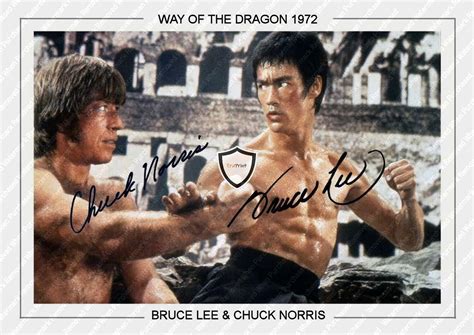 Bruce Lee Film With Chuck Norris