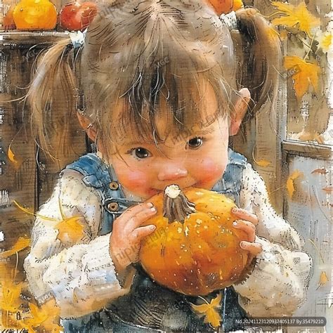 Ai创作图小朋友油画 油画小孩 秋季美术班 儿童厚涂油画肌理 欢乐题材油画 橙色衣服小女孩 秋收绘画 农家小女孩板栗插画 少儿油画班 丰收喜悦图 吃苹果小朋友 蒲州珠蜜柿插画 丰收的喜悦手绘