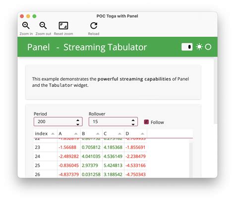 Proof Of Concept Native Desktop App With Panel Panel HoloViz Discourse