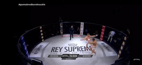 Irwin Rivera Vs Joshua Weems Bareknuckle Mma Rfightingcirclejerk