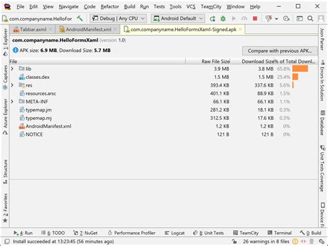 Androidmanifestxml Logcat And Android Profiling Xamarin Android In Rider 20191 The Net