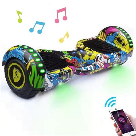 Self Balancing Scooter Hoverboard 10 Inch With Side Led Light Handle