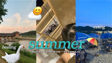 여름 휴가 Vlog 🍉 여름휴가 브이로그⛱️ㅣ기장 짱짱맛집추천 ㅣ 성심당 조지기 ㅣ 제 2의 고향 부산부터 여름 경주 그리고 노잼도시까지 일주일에 세 도시 조지는 영상ㅣ