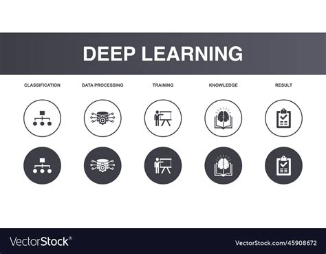 Classification Data Processing Training Royalty Free Vector