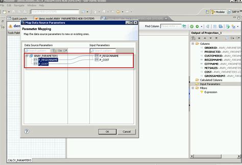 Input Paramters Configuration For Analytic View An SAP Community