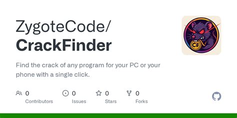 Github Zygotecodecrackfinder Find The Crack Of Any Program For Your