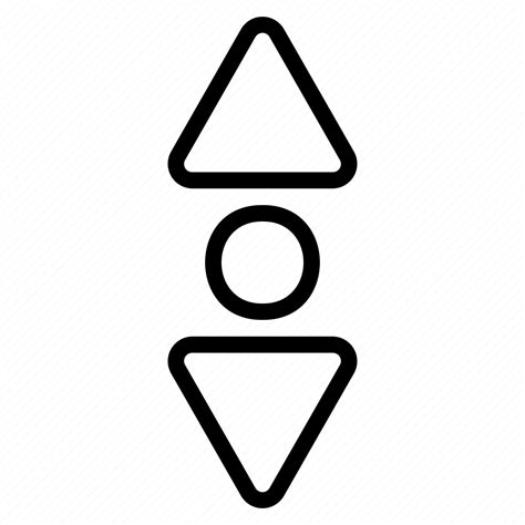 Scroll Cursor Vertical Move Navigation Down Up Icon Download On