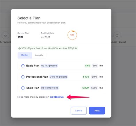 Upgrading Downgrading Your Plan Builderpad