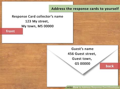 How To Address Response Card Envelopes With Pictures WikiHow