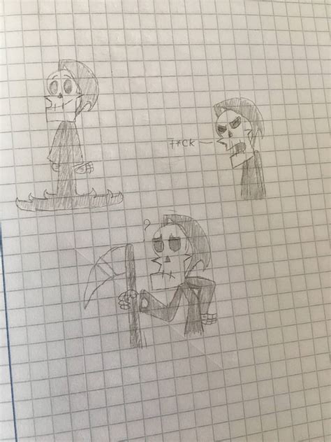 Grim Reaper Doodlesbilly And Mandy By Jayvronti On Deviantart