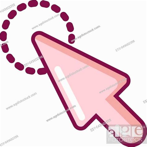 Cursor Clean Icon Cartoon Illustration Of Cursor Clean Vector Icon For Web Stock Vector