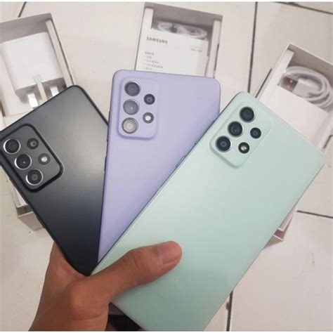 Jual SAMSUNG GALAXY A52S 5G RAM 8 256GB EX SEIN DUAL SIM SECOND FULLSET NO MINUS Shopee Indonesia