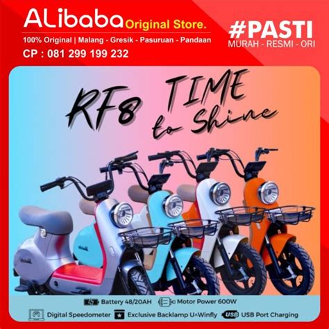 Sepeda Motor Listrik Uwinfly Redfish 8 Rf8 Rf 8 Electric E Bike