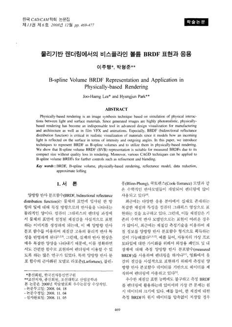 Pdf B Spline Volume Brdf Representation And Application In Physically