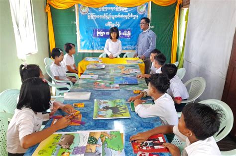 ဝေါမြို့နယ်၌ ကျောင်းသား၊ ကျောင်းသူများအား ဆေးရောင်ခြယ်ပြိုင်ပွဲနှင့် စာဖတ်စွမ်းရည် ပြိုင်ပွဲကျင