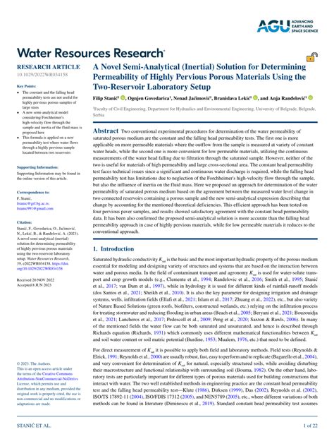 Pdf A Novel Semi‐analytical Inertial Solution For Determining