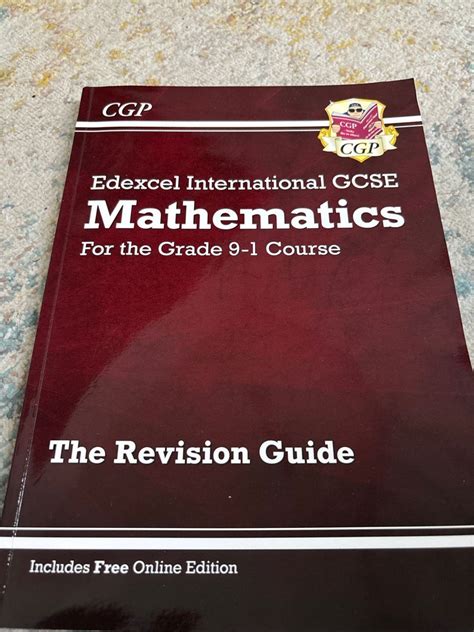 igcse edexcel mathematics revision guide hobbies and toys books
