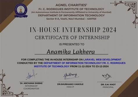 internship webdevelopment fullstackdevelopment learningjourney… anamika lakhera