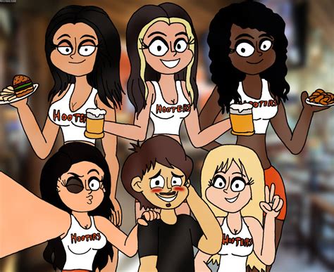 General Photo Op With The Hooters Girls By Rdj1995 On Deviantart