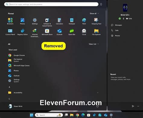 Remove Recommended Section From Start Menu In Windows 11 Windows 11 Forum