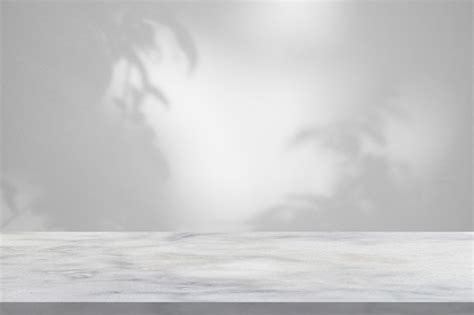 모형 제품 디스플레이를 위한 흰색 벽 배경에 나무 그림자 방울이 있는 대리석 테이블 나무에 대한 스톡 사진 및 기타 이미지 나무 그늘 탁자 Istock