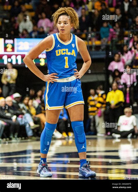 February 02 2024 Berkeley Ca Usa Ucla Guard Kiki Rice 1on The