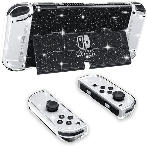 Nintendo Switch Oled Dockable Clear Case Protective Cover For Ns Switch