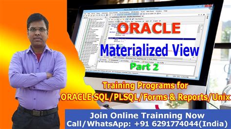 Oracle Materialized Views Materialized Views In Oracle Materialized Views Part 2 Youtube